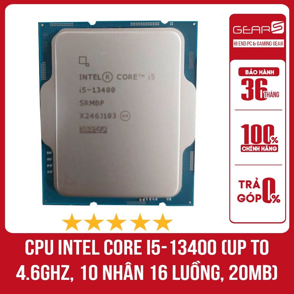 Intel CORE I5-13400 CPU(高達 4.6GHZ、10 核 16 線程、20MB 緩存、65W) | 蝦皮購物