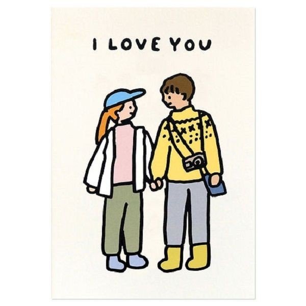 韓國ZERO PER ZERO 雙卡/ 情侶I love you eslite誠品 | 蝦皮購物