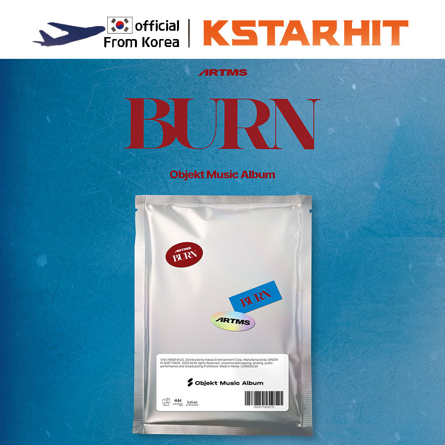 (Objekt Music Album ver.) ARTMS - BURN (1st single album) | 蝦皮購物