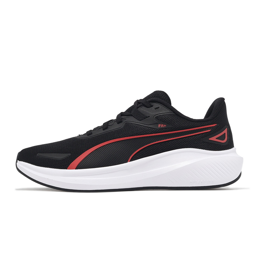 Puma 慢跑鞋 Skyrocket Lite 男鞋 黑 紅 路跑 運動鞋 [ACS] 37943715 | 蝦皮購物