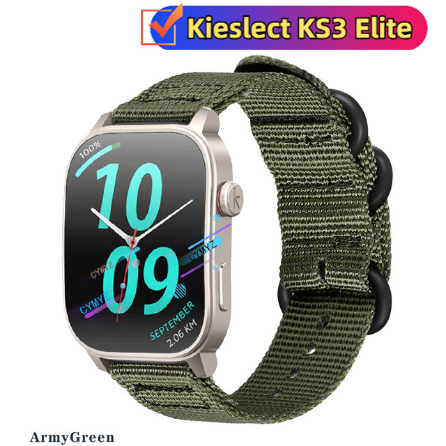 Kieslect KS 3 2 pro 錶帶尼龍錶帶 Kieslect KS3 Elite 錶帶運動腕帶 | 蝦皮購物
