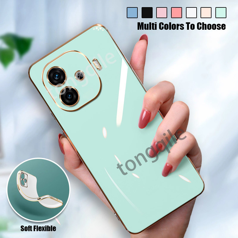 Iqoo Z9 Z9x Turbo 5G Z 9 Z 9x iqz9 2024 TPU 手機殼後蓋防震保險槓豪華電鍍直邊 | 蝦皮購物