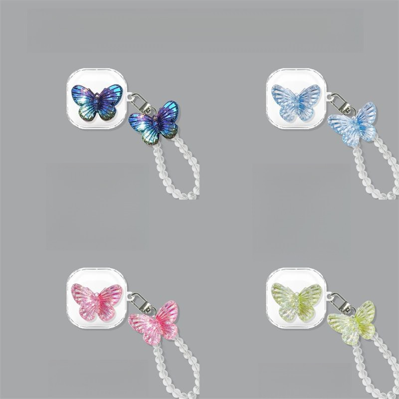 ins冷淡風適用於Shokz OpenFit 2 T920立體鐳射彩色蝴蝶耳機殻 | 蝦皮購物