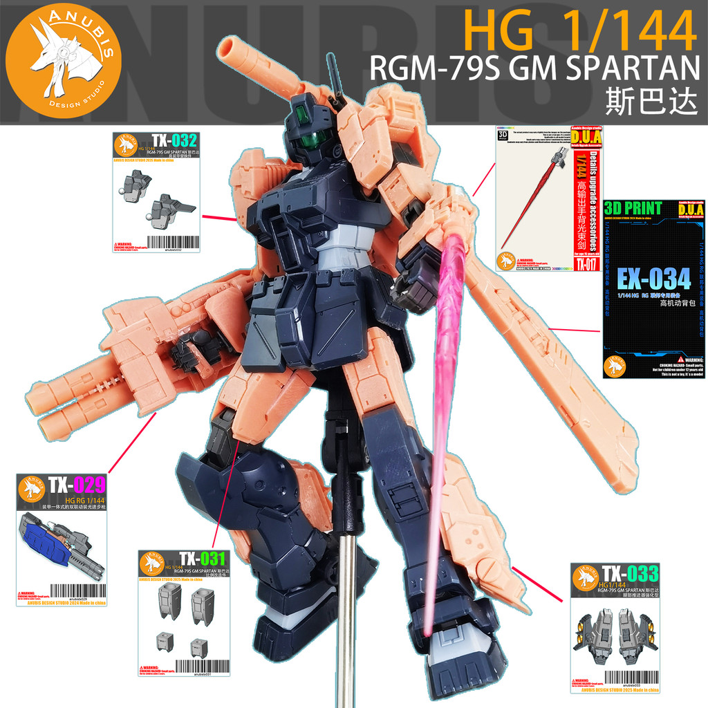 Anubis TX017 TX029 TX031 TX032 TX033 EX034 HG 1/44 RGM-79S G | 蝦皮購物