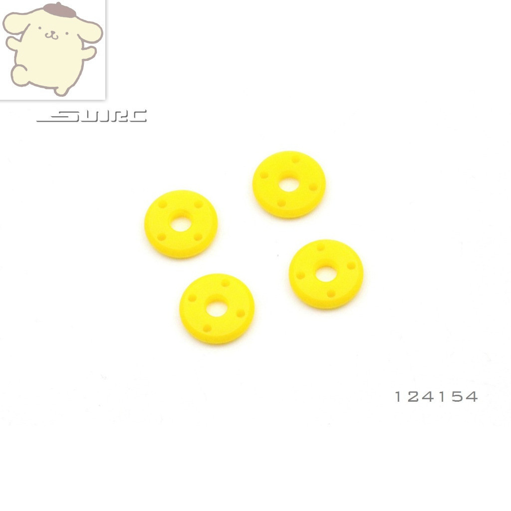 亞丁 SNRC 124154 1/10 配件S 13避震-斜面活塞4孔11mm 黃 | 蝦皮購物