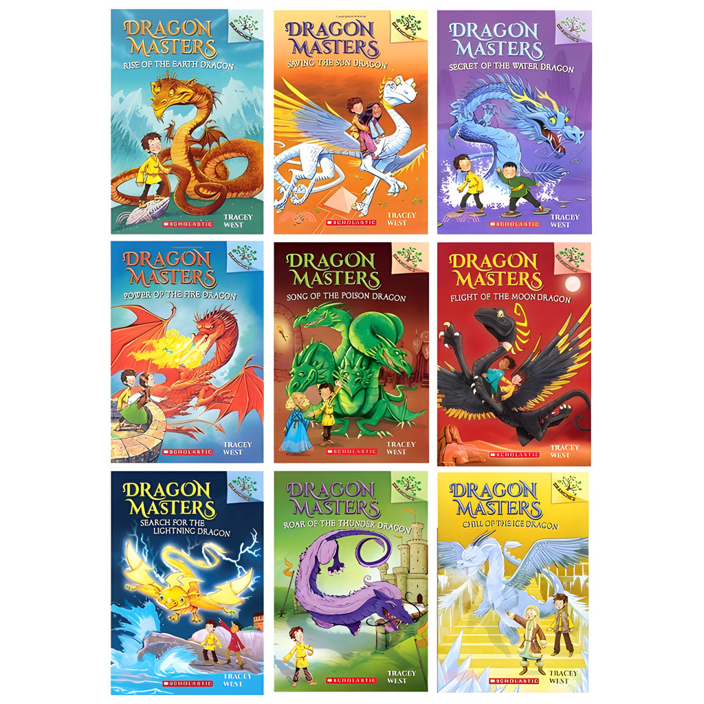 Dragon Masters 1-9 (平裝本)(共9本)/Tracey West Dragon Masters Scholastic ...