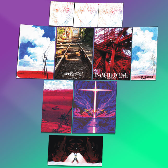 【台灣出貨】EVA新福音戰士劇場版終2電影海報LCL之海Evangelion3 1防水貼紙 | 蝦皮購物