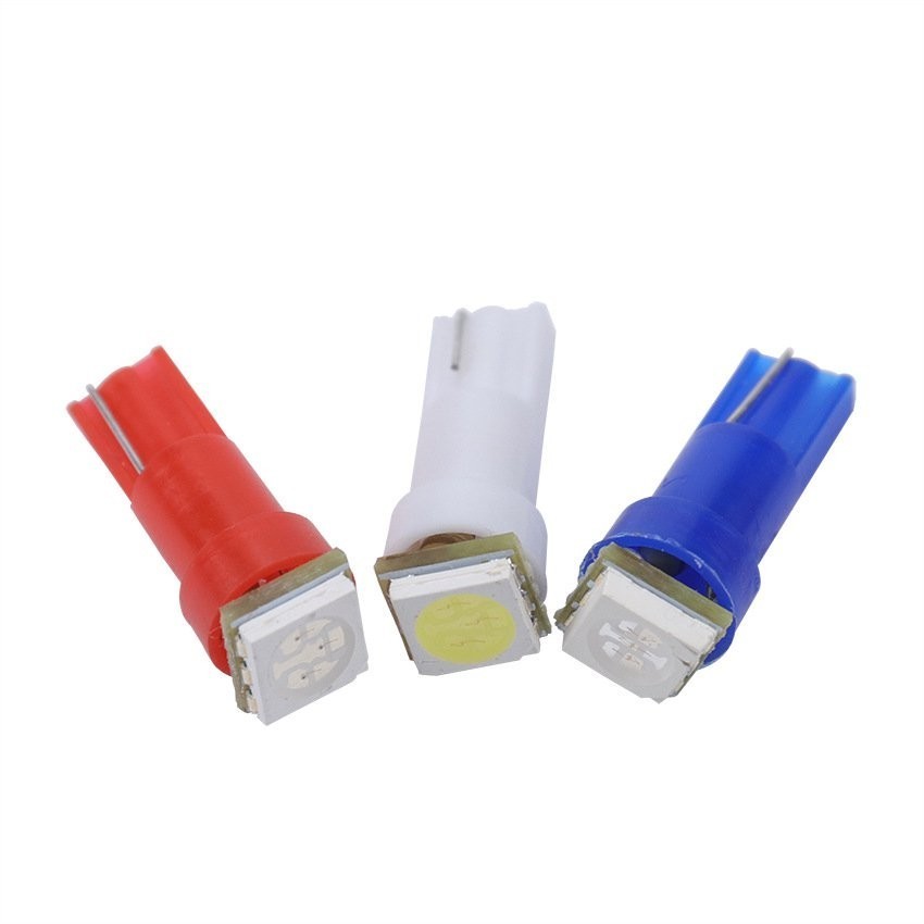 台灣出貨車上小燈t5 1led 汽車儀錶燈 LED指示燈 儀錶燈 中控燈 12V T5 5050 1smd JDMW | 蝦皮購物
