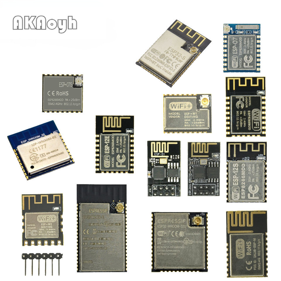 Esp8266 ESP-01 ESP-01S ESP-07 ESP-12E ESP-12F ESP-M1 ESP-M2 | 蝦皮購物