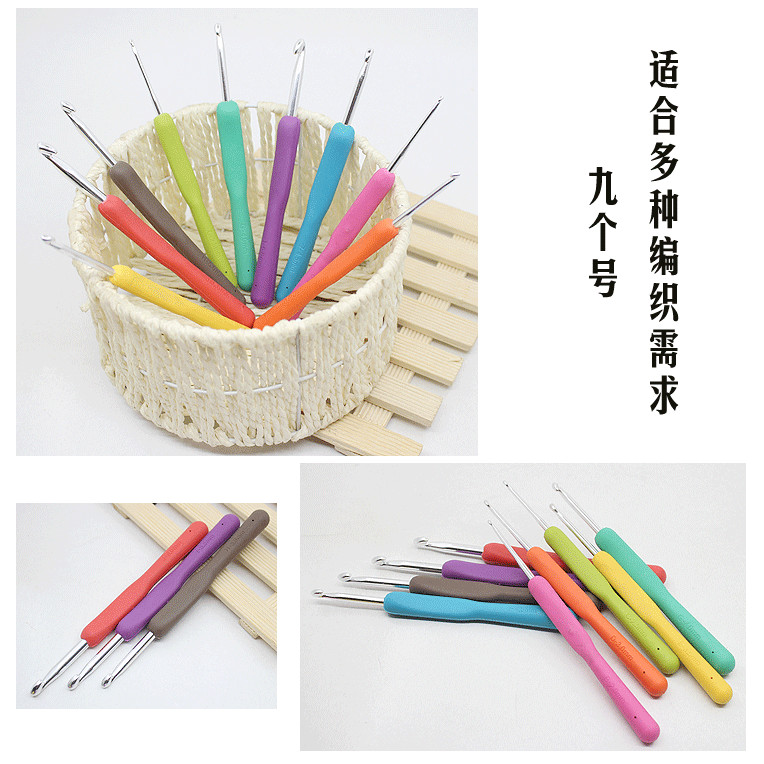 TPR鉤針 矽膠軟柄鉤針 2.0mm-6.0mm鉤針 防滑耐磨勾針 鉤織玩偶針 全芯針 毛衣針 初學者鉤針 鉤織工具 | 蝦皮購物