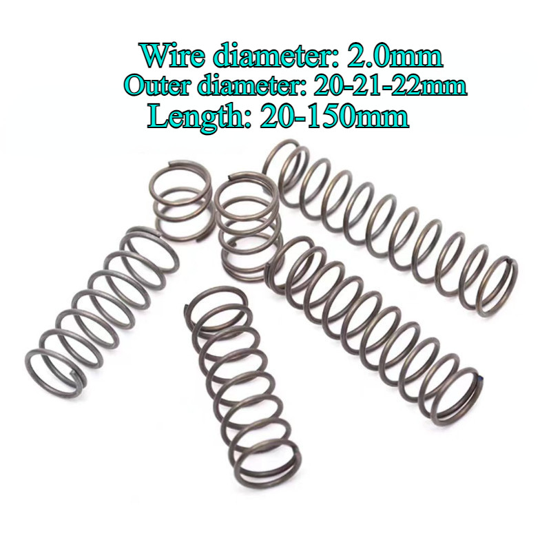 【MDX】304壓縮彈簧鋼絲直徑2.0mm外徑20-21-22mm,長度20-150mm,減震高壓回位彈簧,強壓縮彈簧 | 蝦皮購物