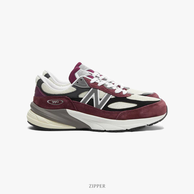 【ZIPPER】29cm New Balance Made in USA 990v6 酒紅 U990TF6 | 蝦皮購物