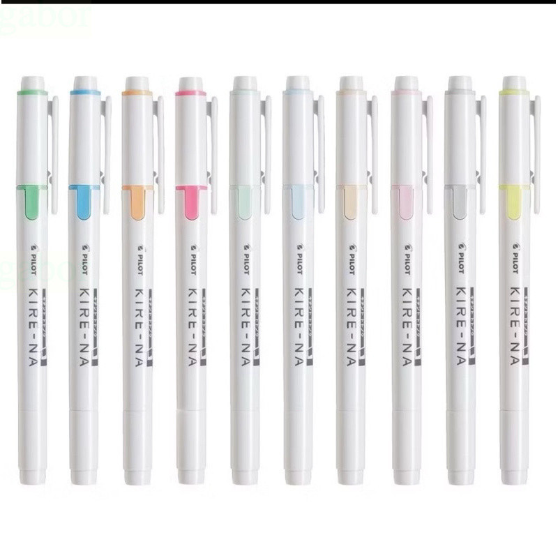 【紙博士】百樂 Pilot Kire-na 導引雙頭螢光筆 雙頭 螢光筆 SKIW-1 速乾 Fast Dry | 蝦皮購物