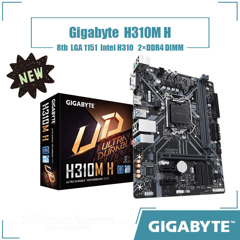 英特爾 技嘉 H310M H 主板 LGA 1151 2xDDR4 DIMM 使用 Intel H310 Micro A | 蝦皮購物