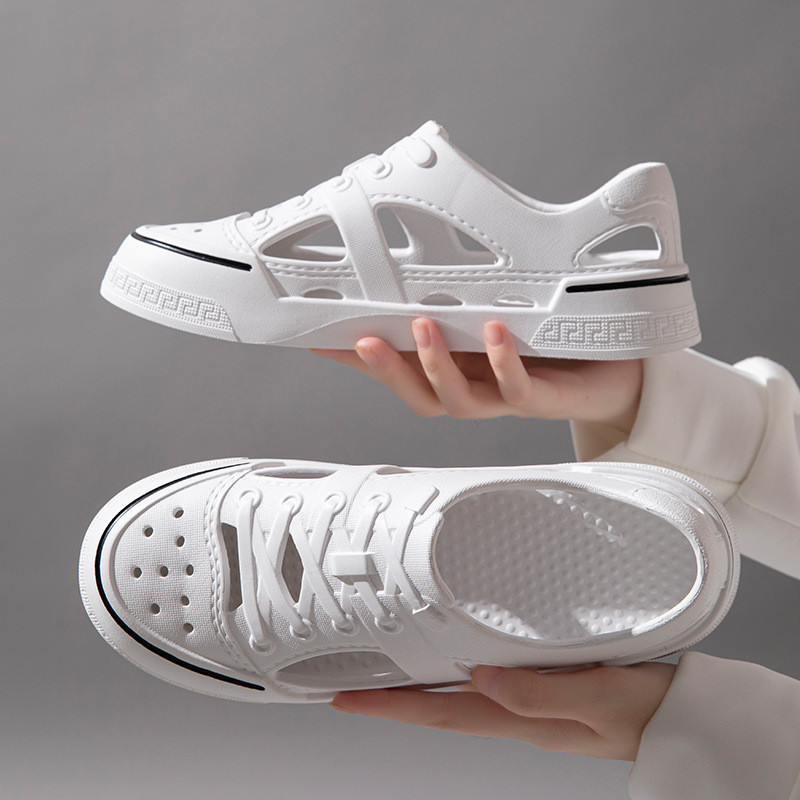 2023款wnc native洞洞鞋休閒情侶沙灘涼鞋包頭涉水透氣小白鞋 | 蝦皮購物