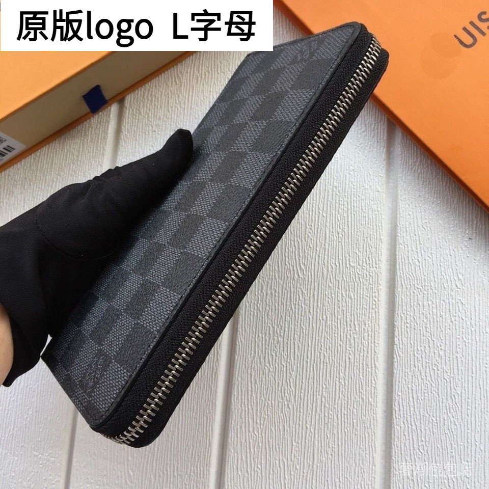 ☜[現貨]真皮錢包男新款牛皮高檔品牌大容量長款錢包女拉鍊奢侈品手拿包 IYEY | 蝦皮購物