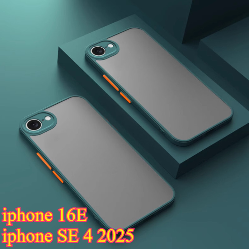 適用於 Iphone 16e SE4 2025 手機殼啞光透明手機後蓋適用於 Iphone16 E 16 15 Pro | 蝦皮購物