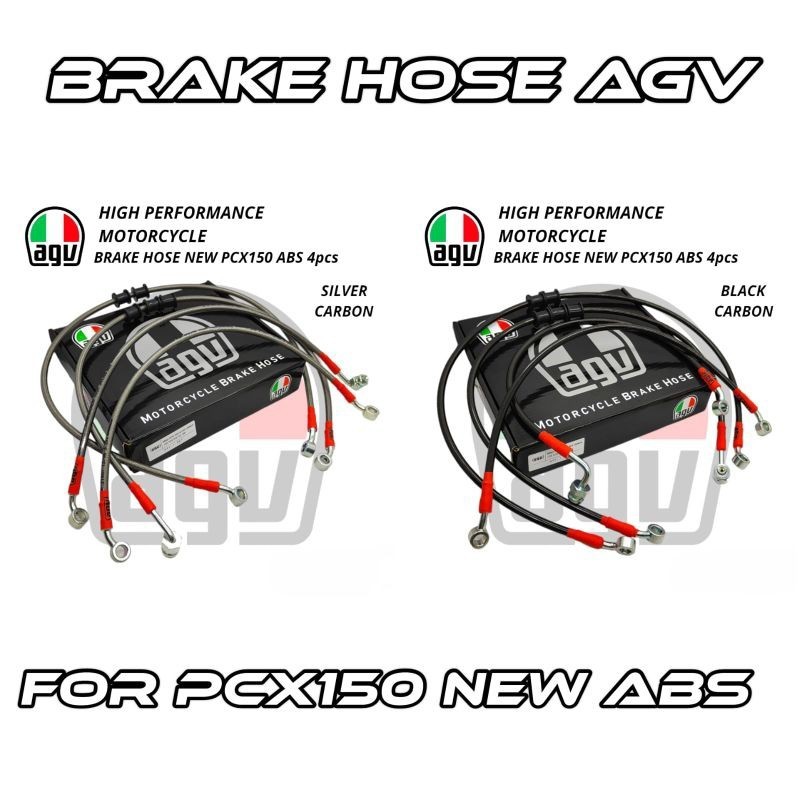 Agv 制動軟管組前後 PCX 150 ABS ADV 150 ABS | 蝦皮購物