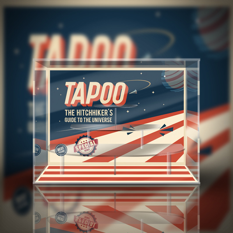 #防塵盒POPMART 泡泡瑪特 TAPOO宇宙漫遊指南系列 盲盒專用展示盒 | 蝦皮購物