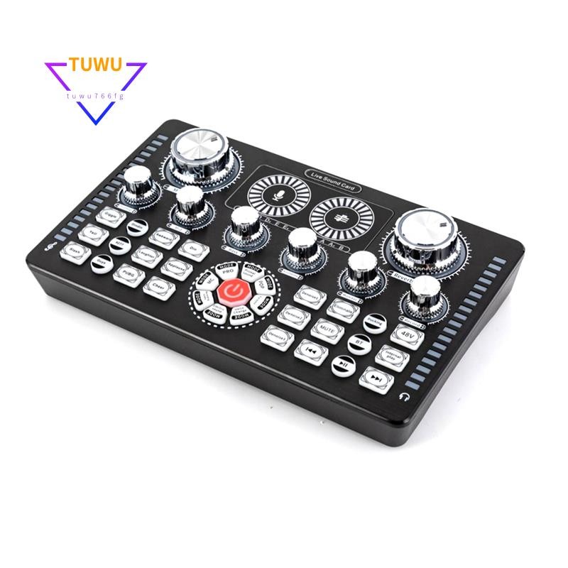 Udio Mixer USB外置聲卡耳機直播聲卡手機電腦48V混音器 | 蝦皮購物