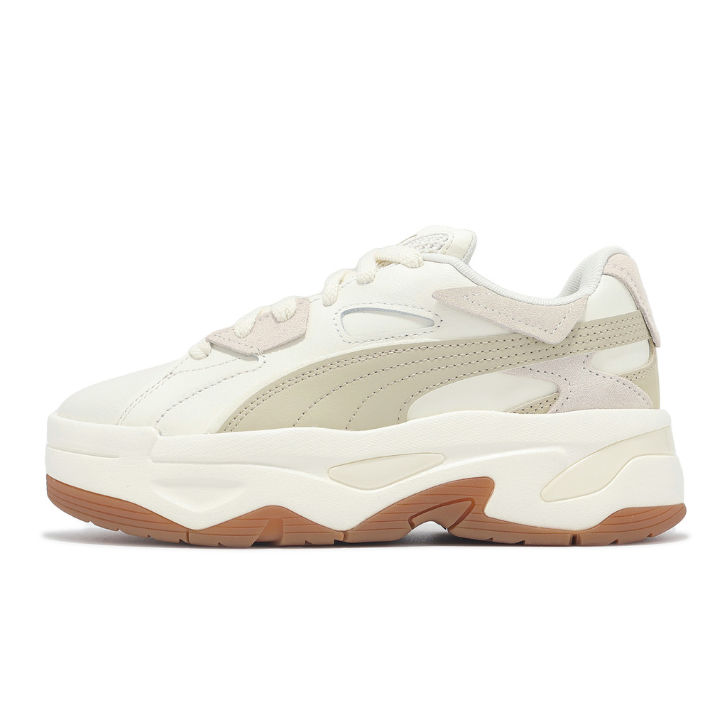 Puma 休閒鞋 BLSTR Surreal Contour 女鞋 白 卡其 厚底 增高 [ACS] 39839401 | 蝦皮購物