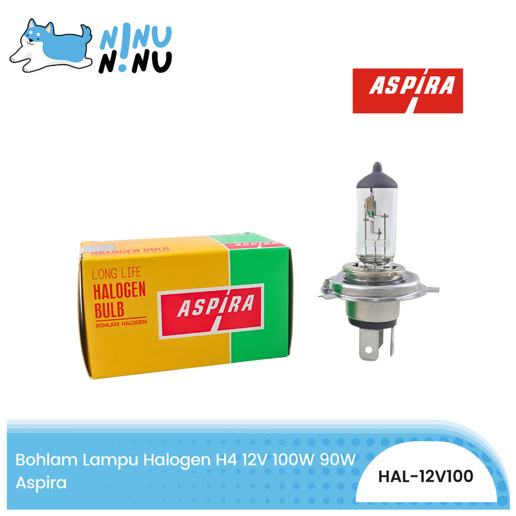 鹵素燈泡 H4 12V 100W 90W Aspira | 蝦皮購物