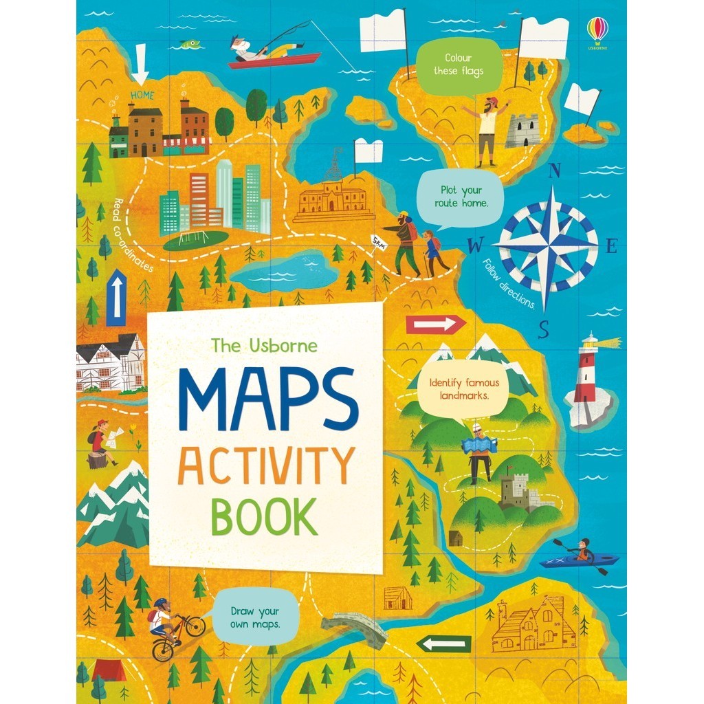Maps Activity Book/Eddie Reynolds and Darran Stobbart【禮筑外文書店】 | 蝦皮購物