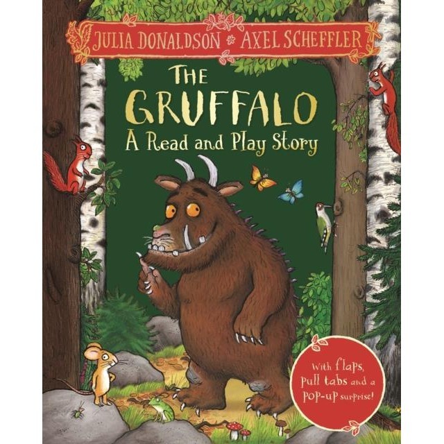 The Gruffalo: A Read and Play Story(硬頁書)/Julia Donaldson【禮筑外文書店】 | 蝦皮購物