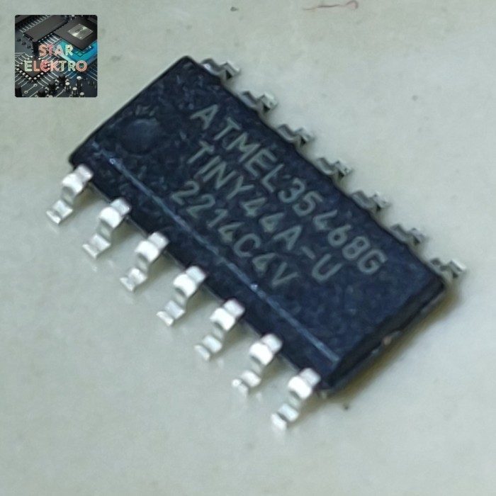 Tiny44a-u Sop-14 SMD ATTINY44A-SSU ATMEL IC 閃存 4kb AVR 8 位 E | 蝦皮購物