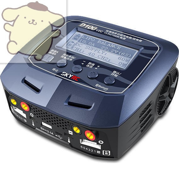 高達 SKYRC D100 V2C AC/DC 中文語音版雙通道平衡充電器(停產) | 蝦皮購物