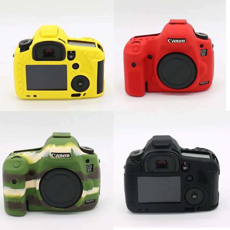 適用硅膠套佳能5D4 5D3 6D 90D 6D2單反相機包70D 60D 80D 保護套 | 蝦皮購物