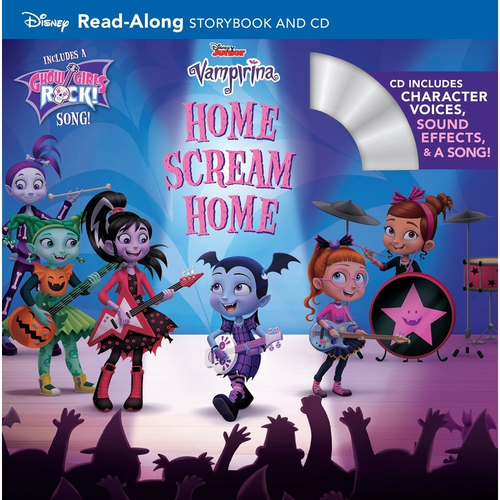 Vampirina Home Scream Home(有聲書)/Disney Book Group Disney Read Along 【禮筑 ...