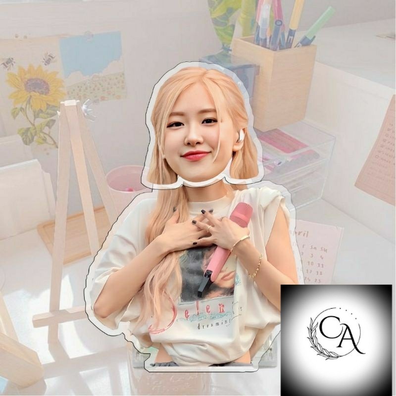 STANDEE SHAKES head Rosé BLACKPINK - 多種型號的玫瑰搖頭模型 | 蝦皮購物