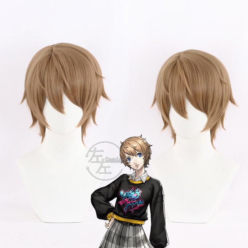 P5X CLOSER 新井素羽cos假髮女神異聞錄：夜幕魅影偏分長頭皮需造型 | 蝦皮購物