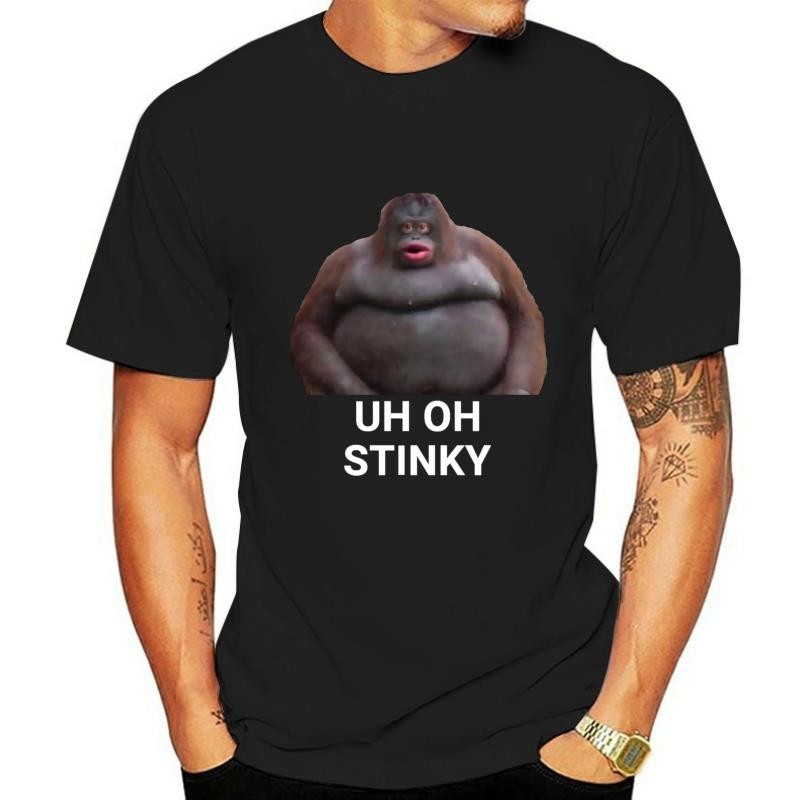 Uh Oh Stinky Poop Dank Memes Le Monke T 恤 | 蝦皮購物