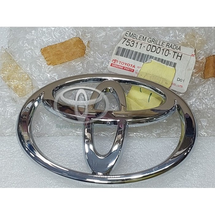 Vios 或 Limo 格柵前標誌標誌 2002-2005 75311-0D010 100 原裝豐田 | 蝦皮購物