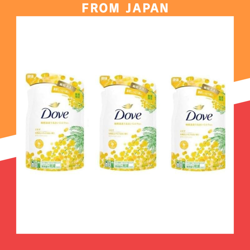 Dove 達夫 鳳凰花 身體洗淨液 身體香皂 裝 refill 330g×3個 | 蝦皮購物