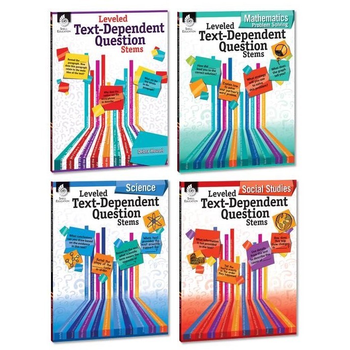 Leveled Text-Dependent Question STEMs－ Mathematics/Stems/Science/Social ...