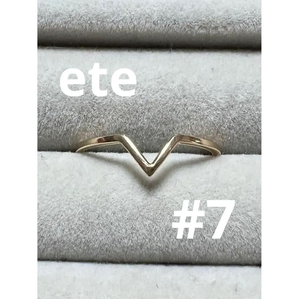 ete 戒指 10k 三角形 日本直送 二手 | 蝦皮購物