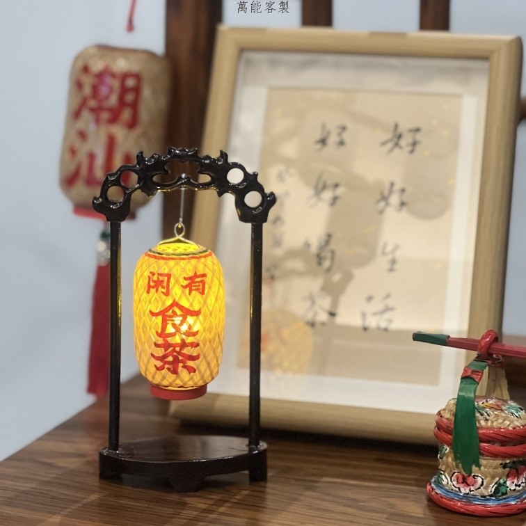 客製化 燈籠 紙燈籠 元宵燈籠 白沙屯媽祖 媽祖 迷你竹編油紙燈籠中式春節送禮傳統文化發光龍門架擺件 訂製 | 蝦皮購物