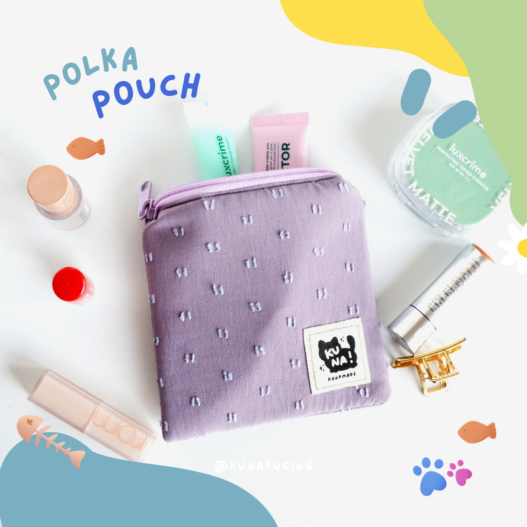 Polka Mini Pouch Kuna 多用途化妝包 | 蝦皮購物