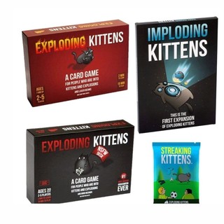 新款桌遊英文版Exploding kittens board games爆炸貓咪barking kittens多人互動 | 蝦皮購物