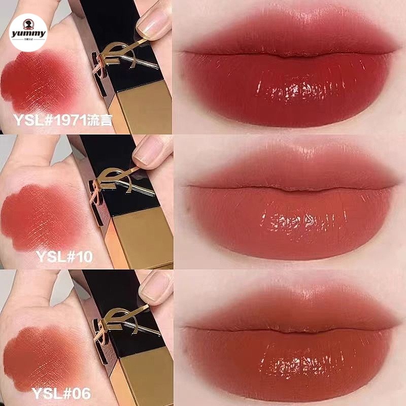 專櫃小樣 YSL 聖羅蘭 黑金方管 唇膏 口紅1.3g #6 #8 #14 1971 滋潤唇膏 持久不掉色 縮小版 | 蝦皮購物