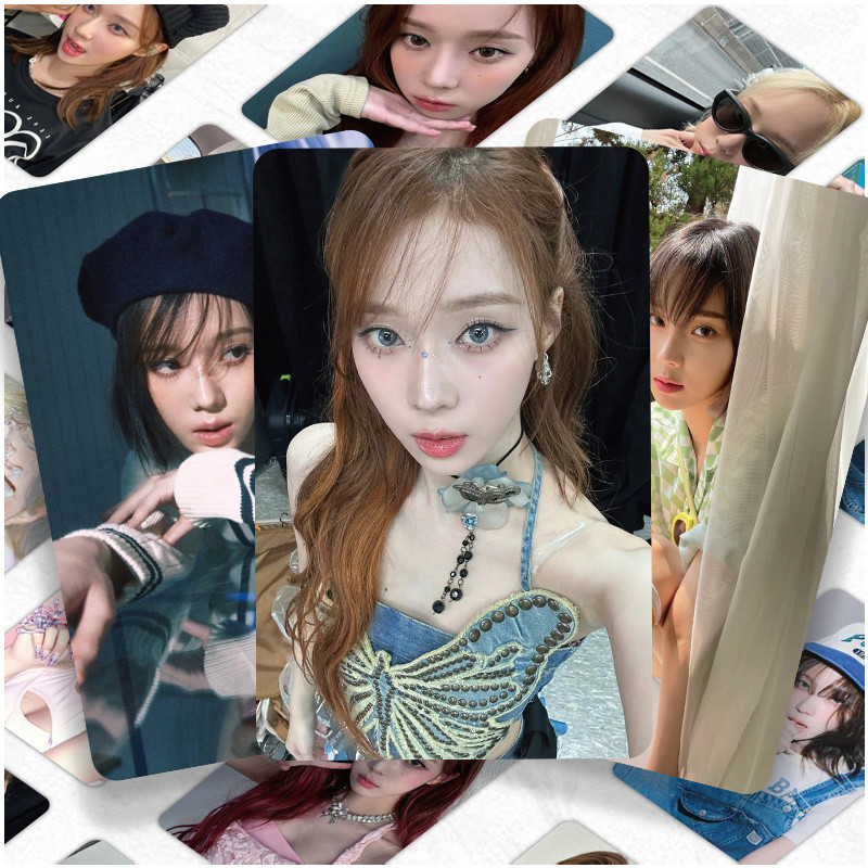 應援自製【收藏】110張 金冬天 自印ins風明星周邊金玟庭aespa自拍寫真鐳射lomo小卡 明星周邊 | 蝦皮購物