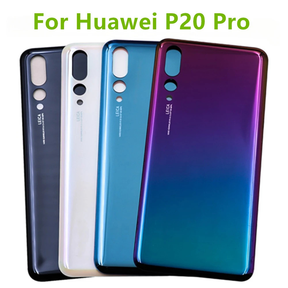 全新適用於華為 P20 Pro P20Pro 電池後蓋後門 3D 玻璃麵闆 P20 Pro 電池外殻帶相機鏡頭更換 | 蝦皮購物