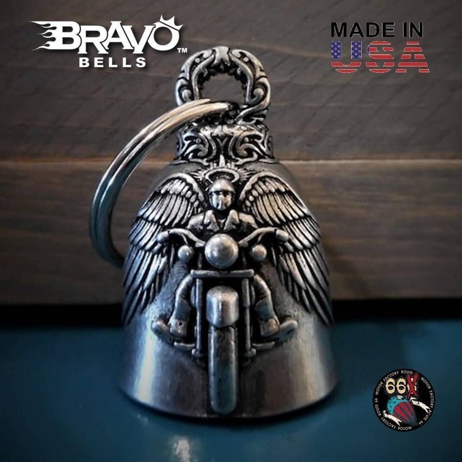 《美式工廠》美國 Bravo Bell 好極！守護鈴 Motocycle Angle 騎士天使 | 蝦皮購物