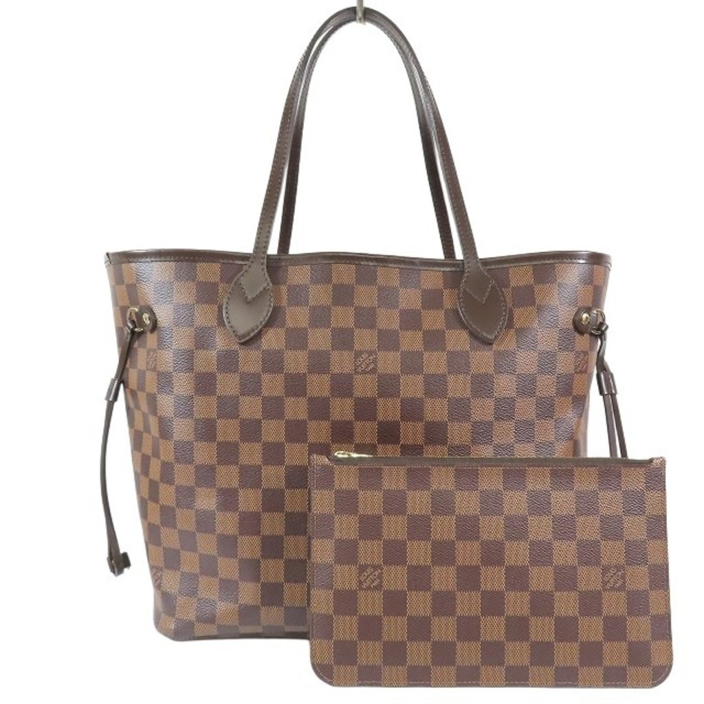 LOUIS VUITTON 路易威登 托特包 格紋 MM Neverfull N41358 日本直送 二手 | 蝦皮購物