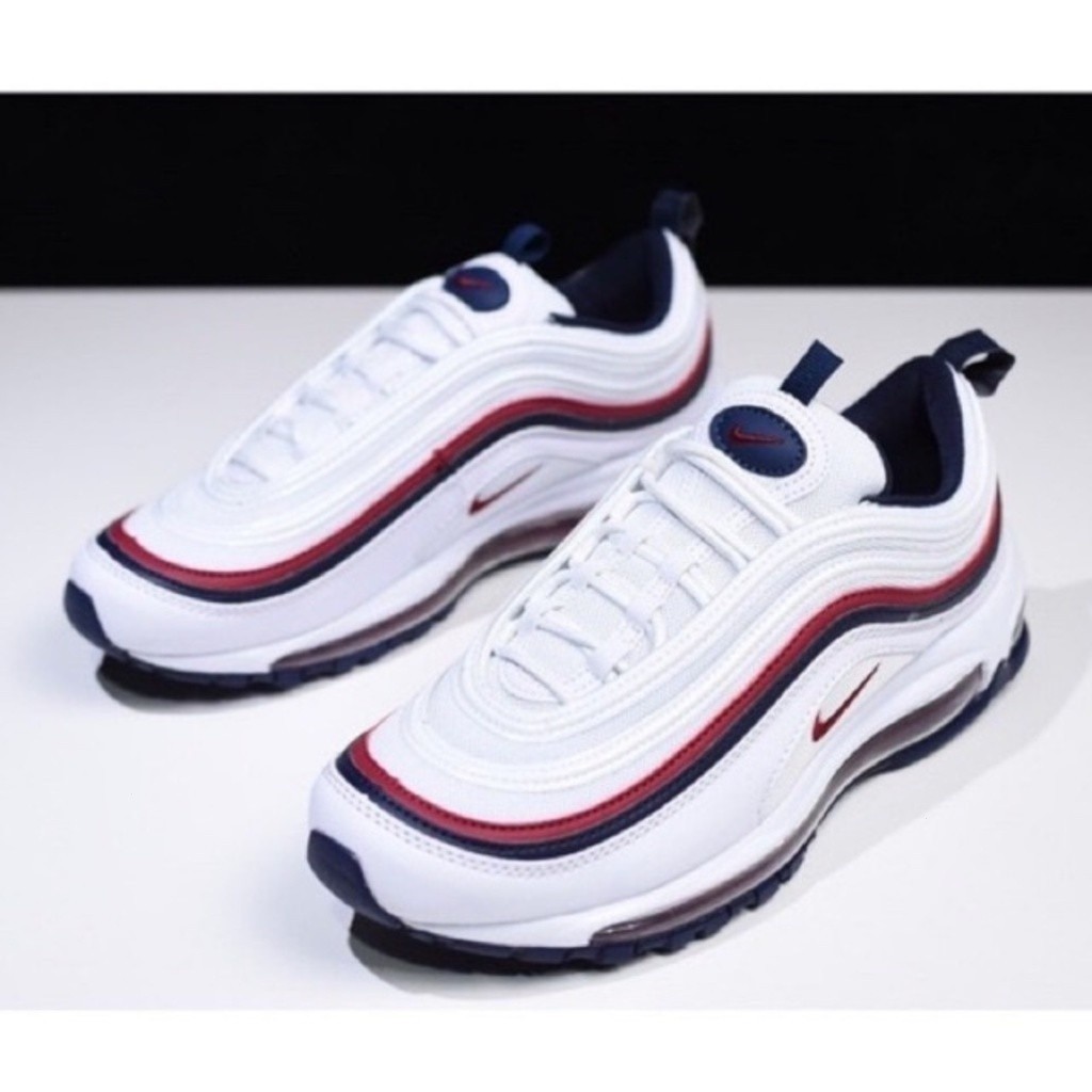 熱銷2024【現貨】鞋子airmax 97白線紅黑跑步運動鞋 | 蝦皮購物