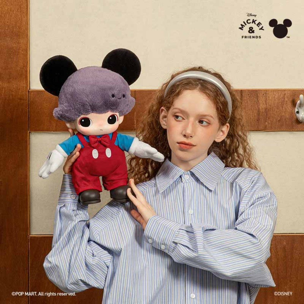 【保證正品】POPMART泡泡瑪特DIMOO WORLD × 迪士尼系列米奇搪膠毛絨包周邊 4XW3 | 蝦皮購物