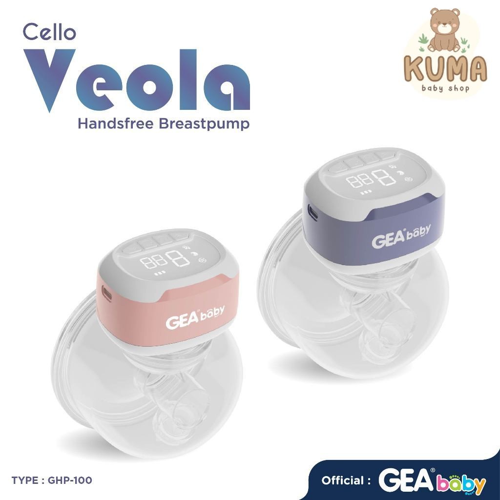 GEA BABY 大提琴 Veola 免提吸奶器 GHP-100 便攜式電動吸奶器可穿戴吸奶器 | 蝦皮購物
